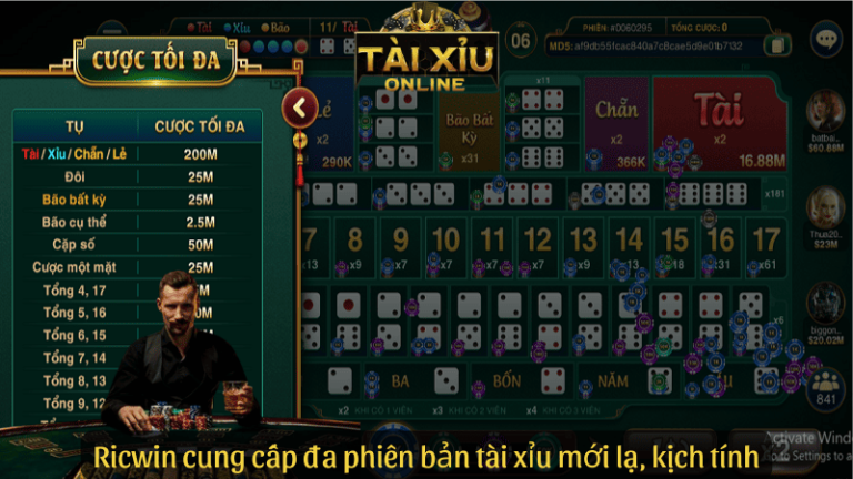Ricwin – Cổng Game Tài Xỉu Thắng Lớn, Giải Trí Tối Đa!